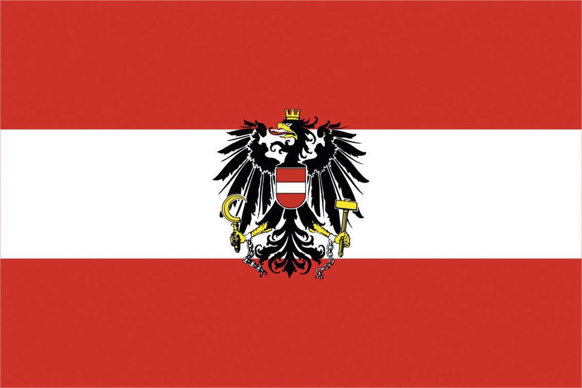 Nationalflaggen | Flagge Österreich | 20x30 cm | 9013
